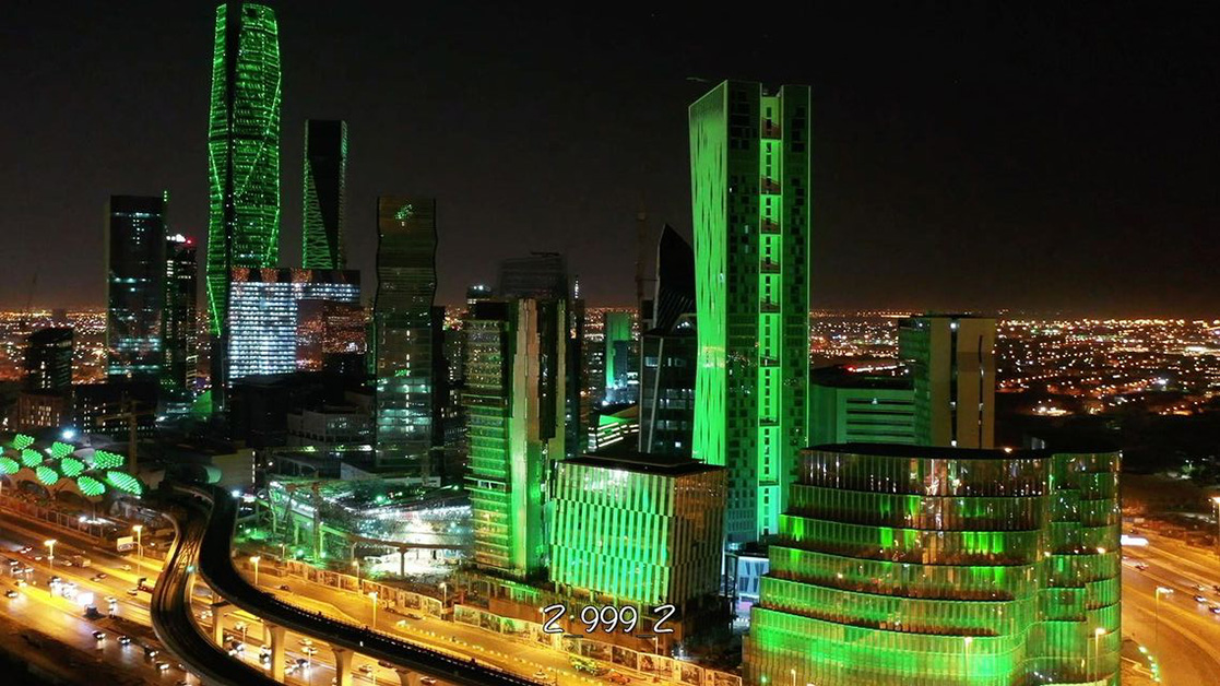 PIF Tower | A Spectacle for Saudi National Day | Omrania